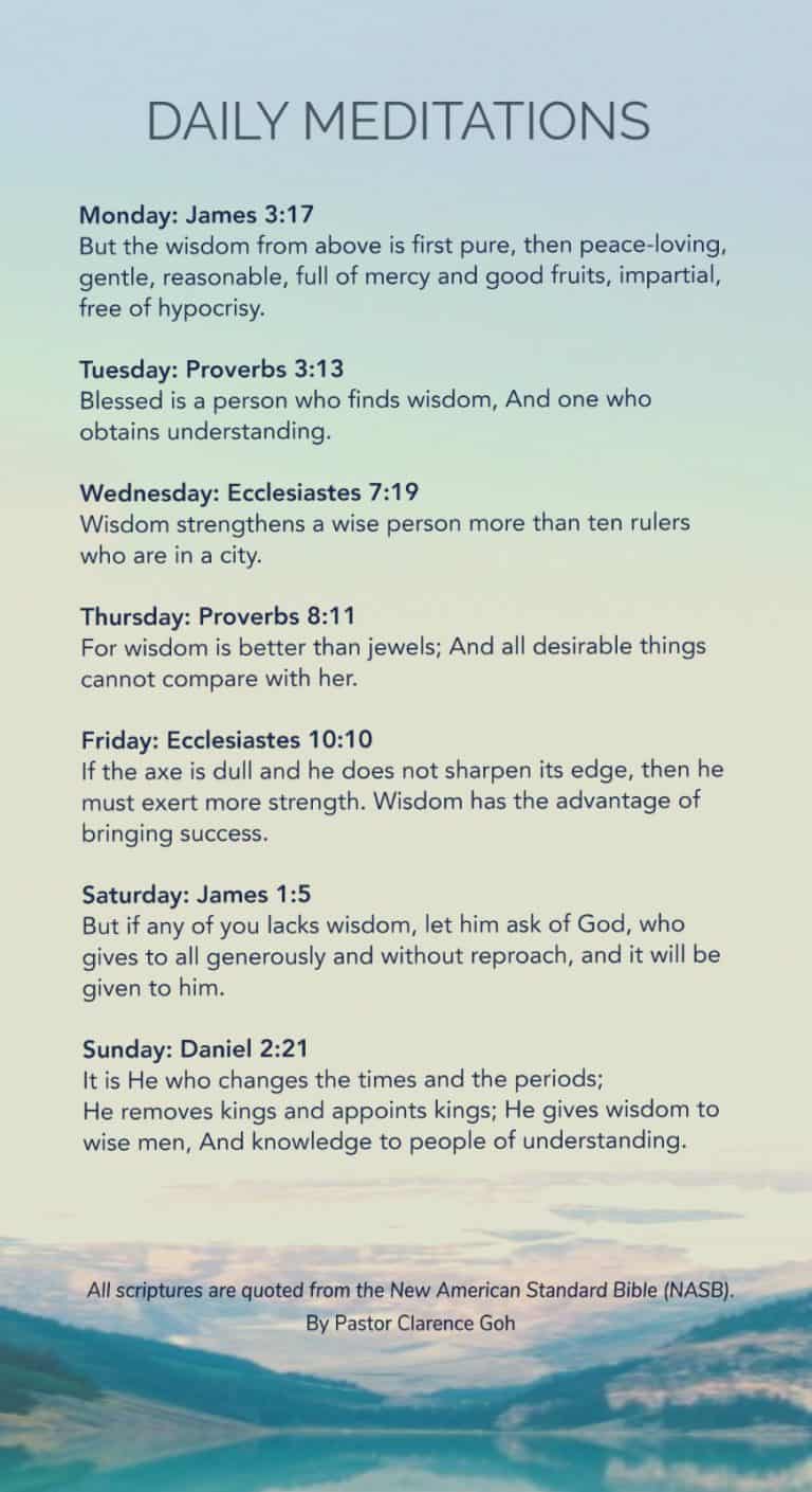 Weekly Devotionals – 11 January 2021 | Lighthouse Evangelism