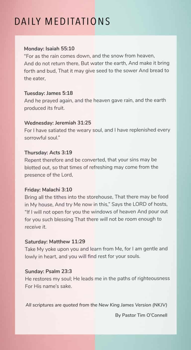 Weekly Devotionals – 19 April 2021 | Lighthouse Evangelism