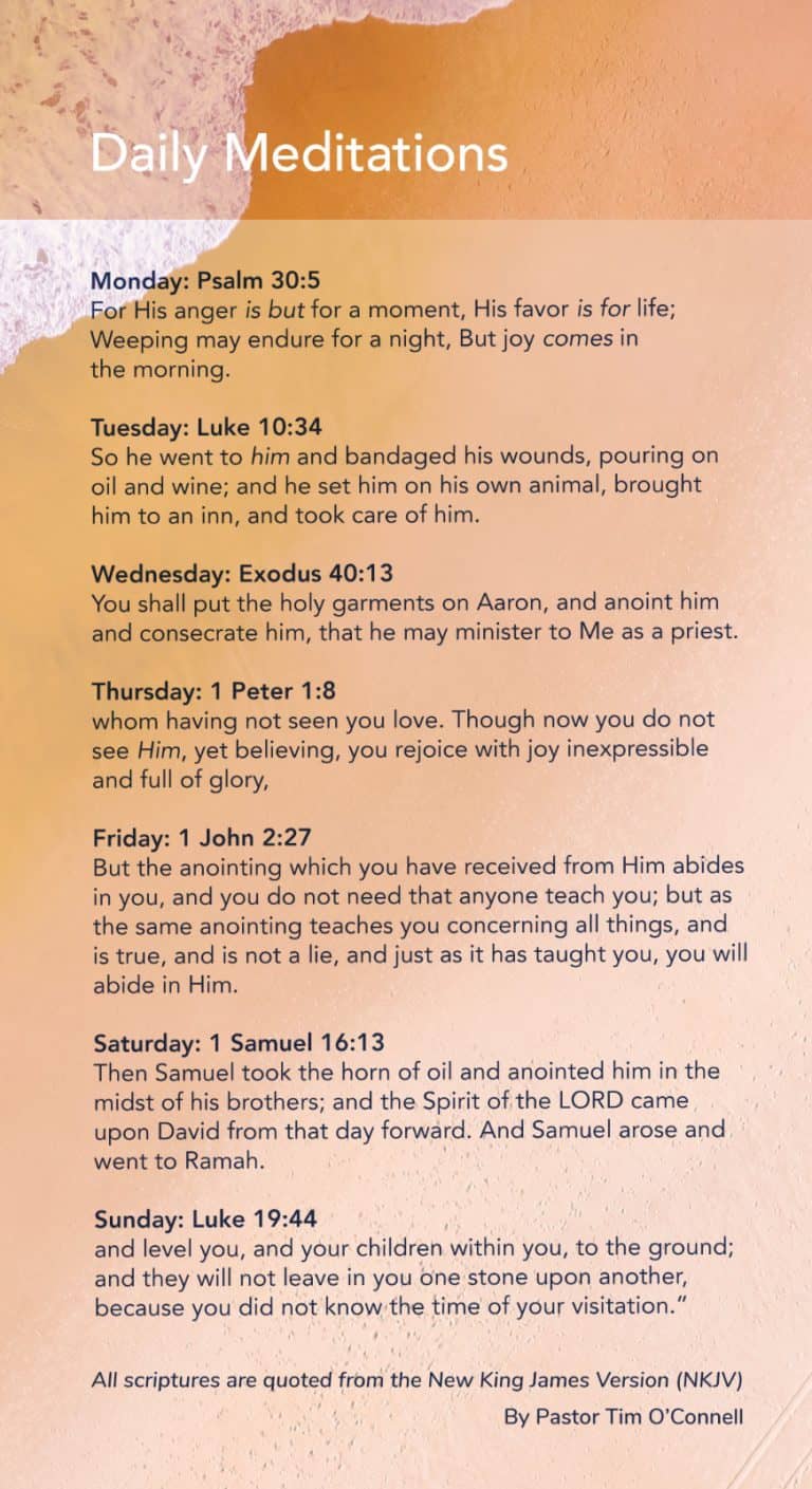 Weekly Devotionals – 22 March 2021 | Lighthouse Evangelism