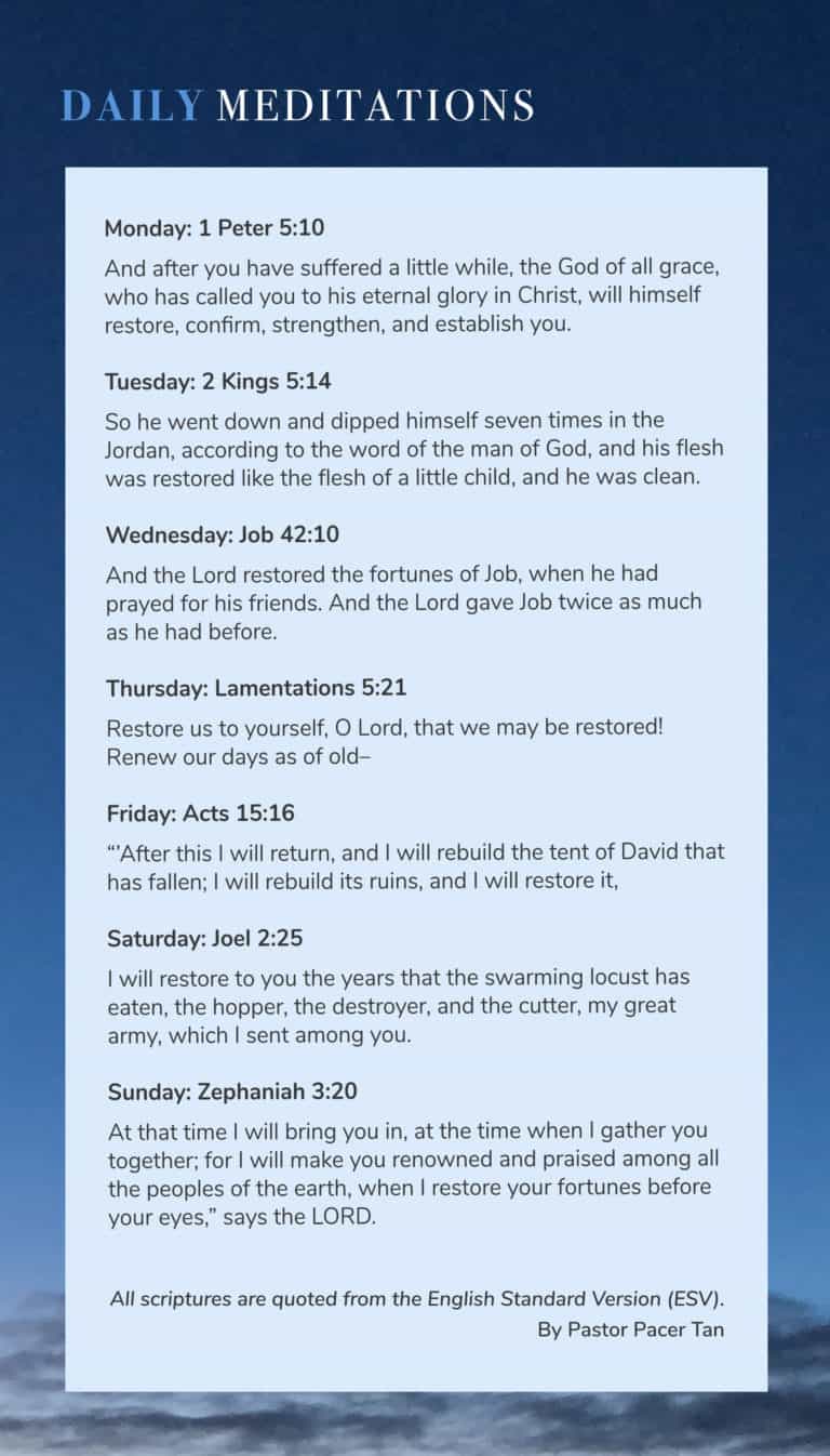 Weekly Devotionals – 31 May 2021 | Lighthouse Evangelism