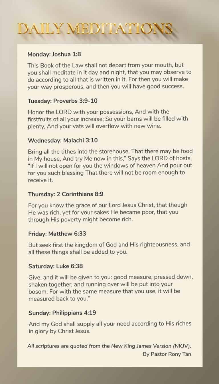 Weekly Devotionals – 7 June 2021 | Lighthouse Evangelism