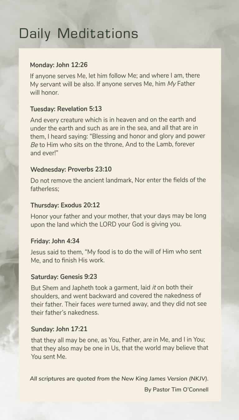 Weekly Devotionals – 21 June 2021 | Lighthouse Evangelism